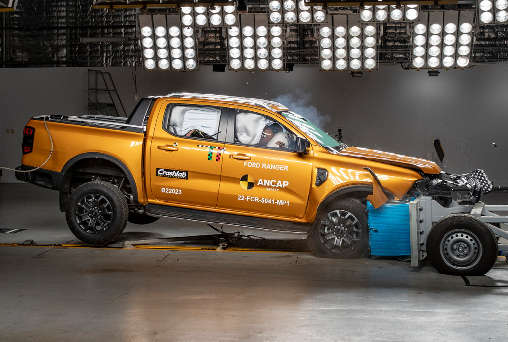 La nueva Ford Ranger se gradúa de cinco estrellas en seguridad