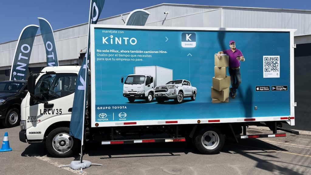 Kinto agrega camiones Hino a su flota de car sharing