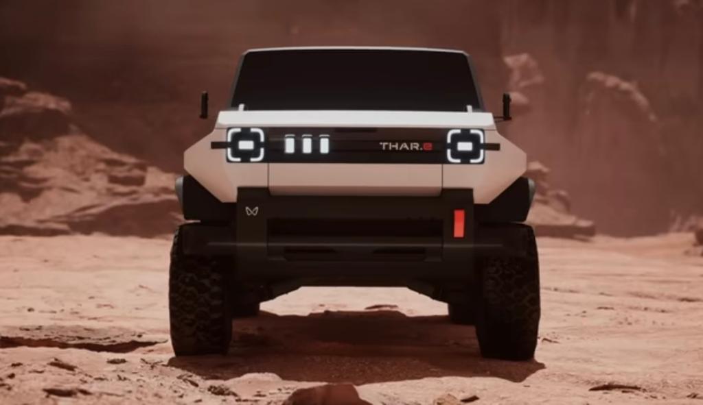 Mahindra exhibe la renovada Pik Up y el Thar.e, su 4x4 eléctrico