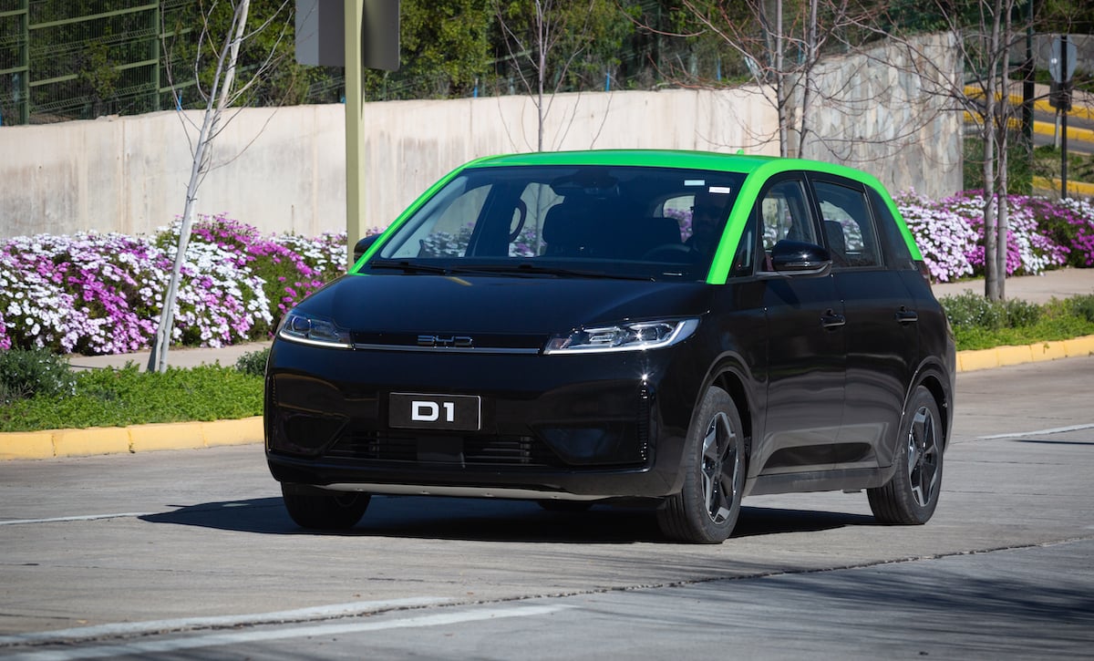 El eléctrico D1 de BYD aterriza como opción para 'Mi Taxi Eléctrico'