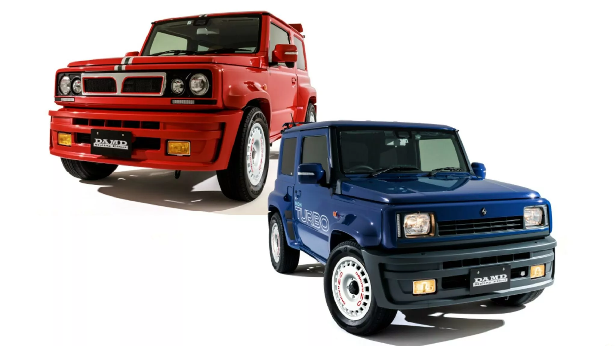 Metamorfosis automovilística: El Suzuki Jimny se transforma en un Lancia Delta Integrale y el R5 ...