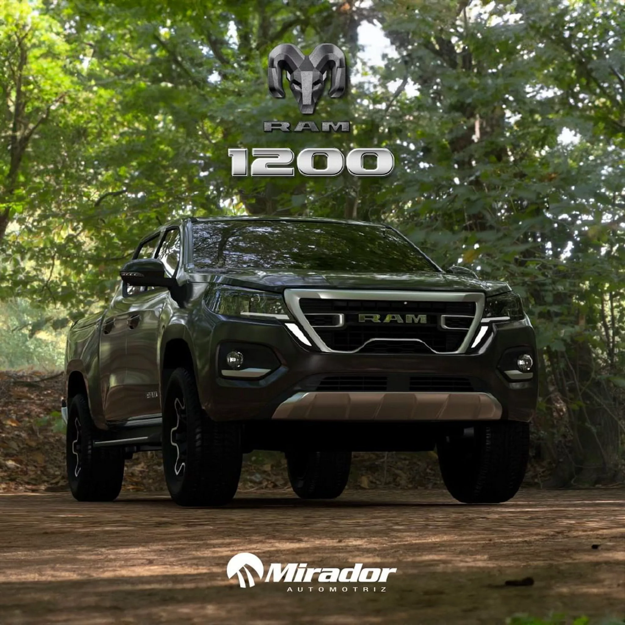 Se filtran las primeras imágenes de la Ram 1200, su camioneta mediana ...