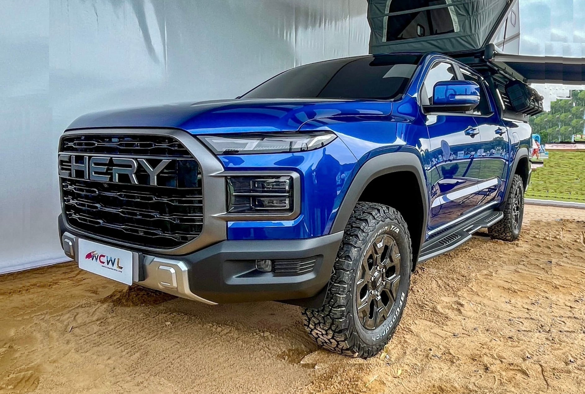 La esperada camioneta de Chery se asoma por primera vez