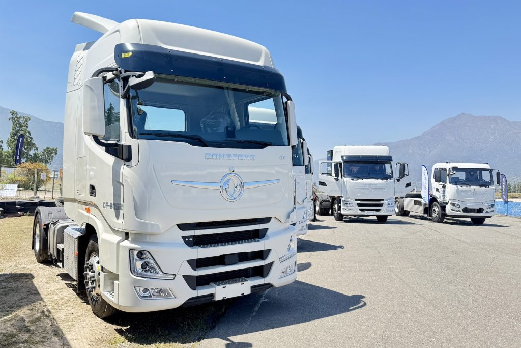 Dongfeng reestrena en Chile su línea de camiones pesados